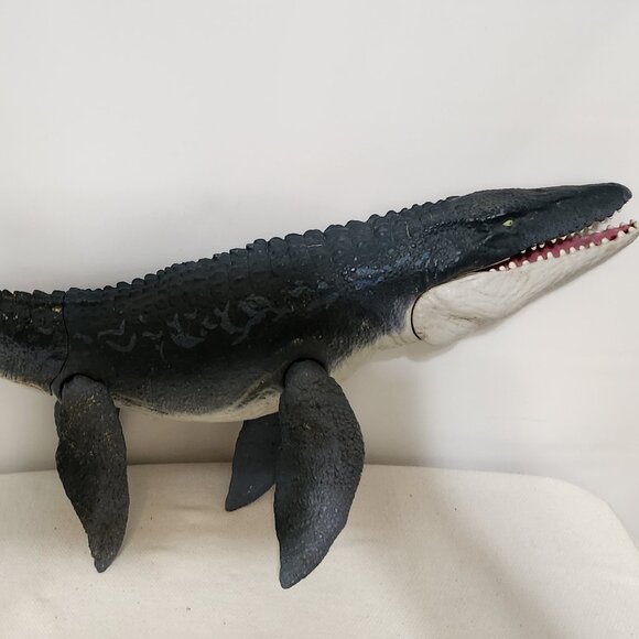 Toys | Mattel 217 Jurassic World 28 Real Feel Mosasaurus Fng24 | Poshmark